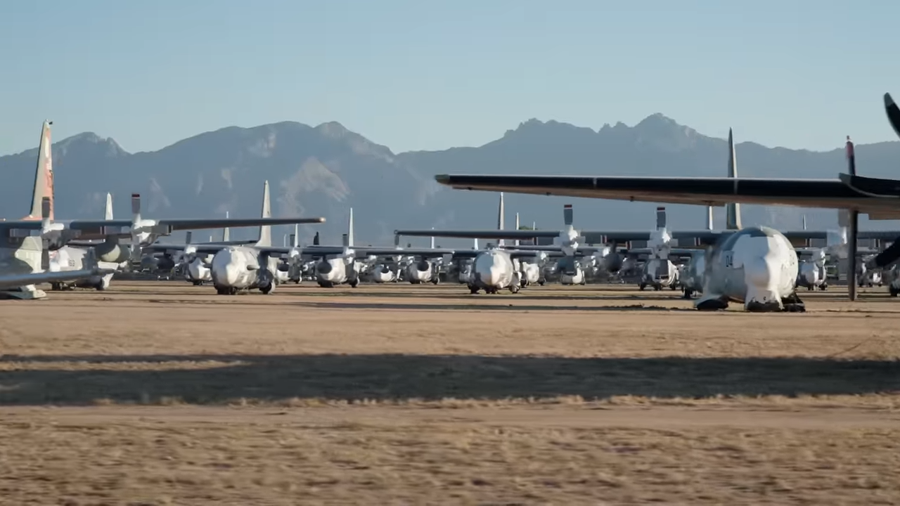 Why 3,000+ aircraft are hidden in a US desert - "Something bigger is ...