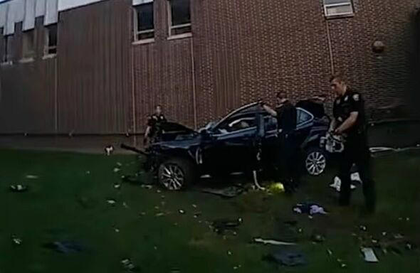 Bodycam shows cops find car split in half in Mackenzie Shirilla's ...