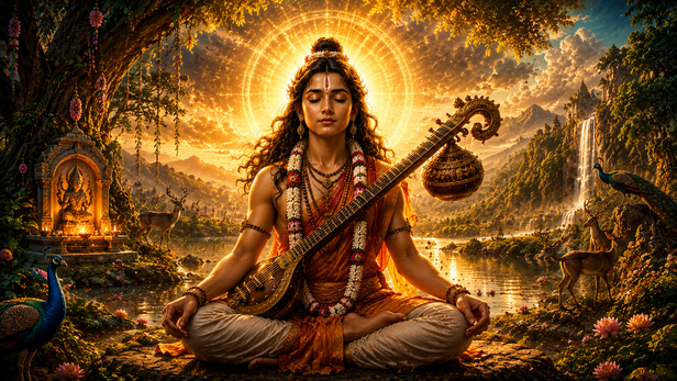 How Narad Muni received his magical veena