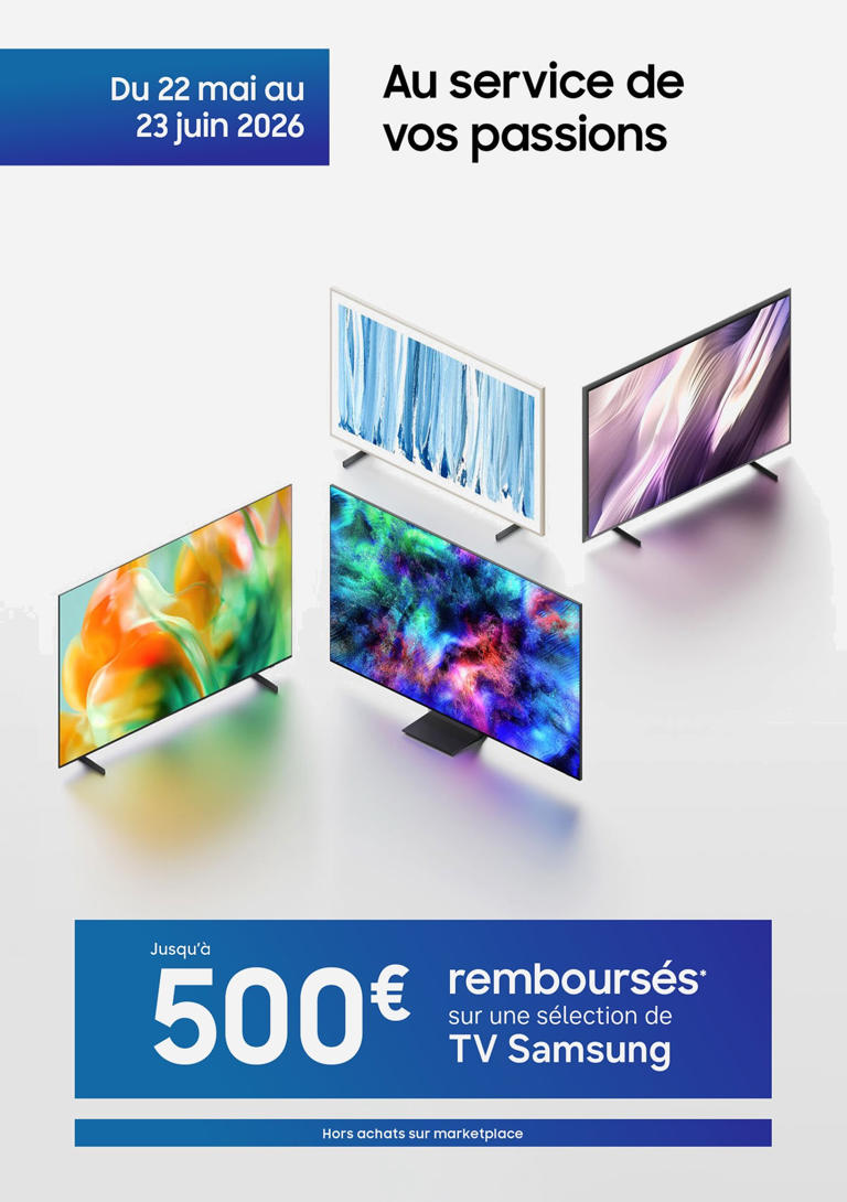 Offre de remboursement TV Samsung OLED, Micro RGB, Neo QLED, Mini LED ...