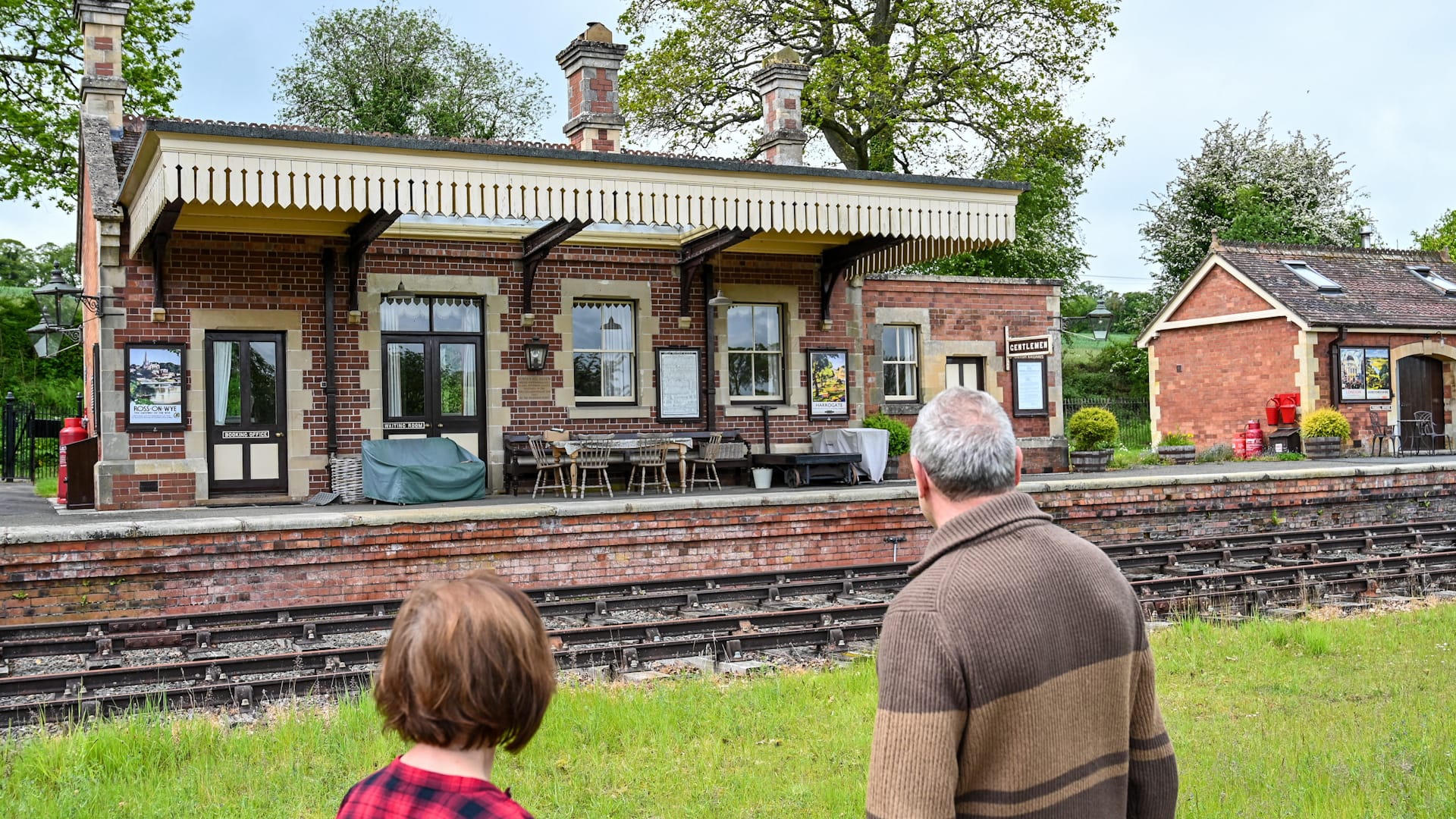 Full steam ahead for couple who spent £50k turning old train station ...
