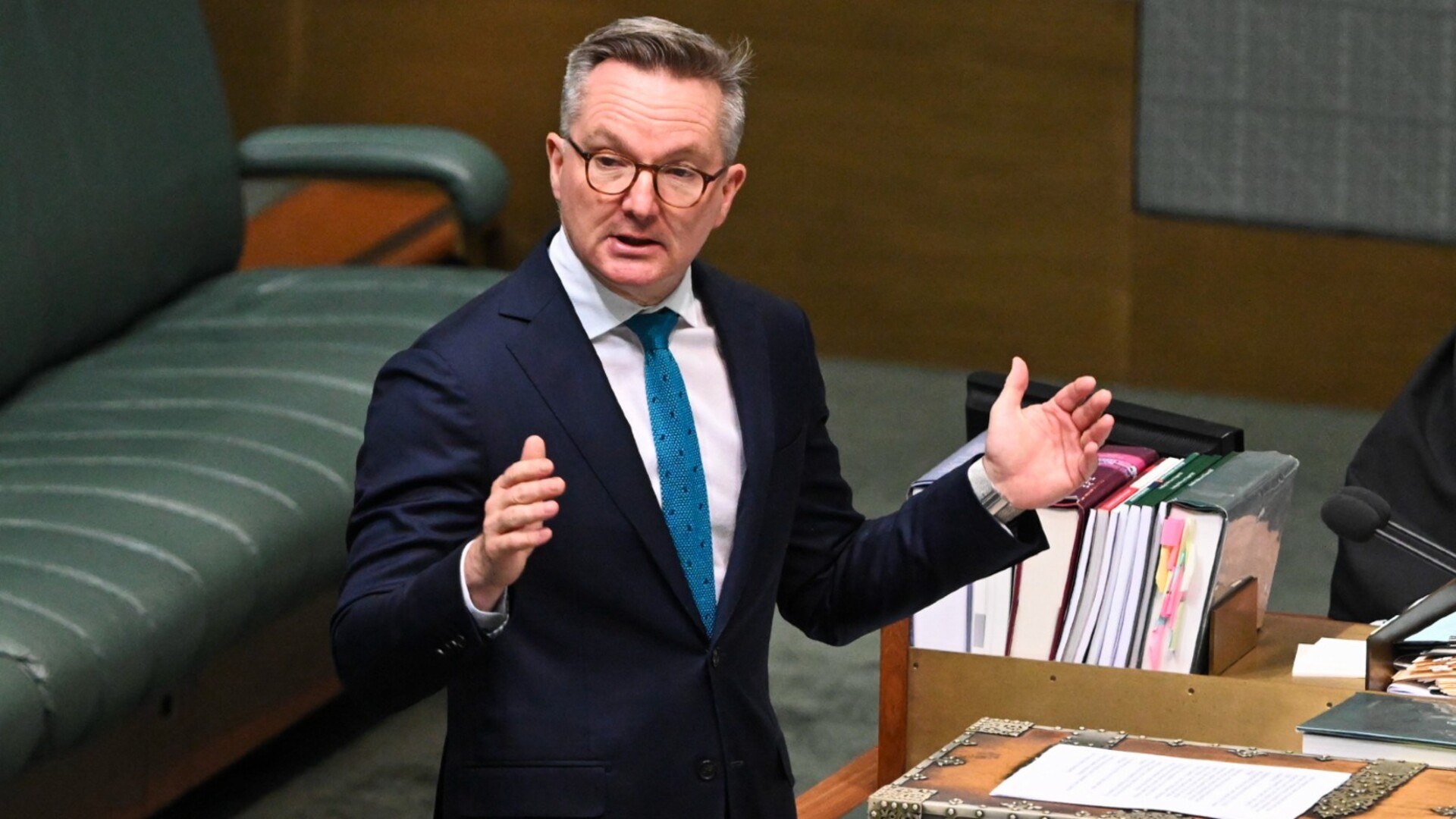 Chris Bowen 'spewing out CO2' as he flies around the planet to talk ...