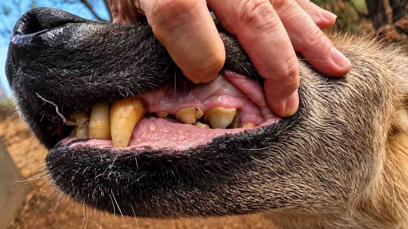 This hyena’s jaw power made the vet trip risky