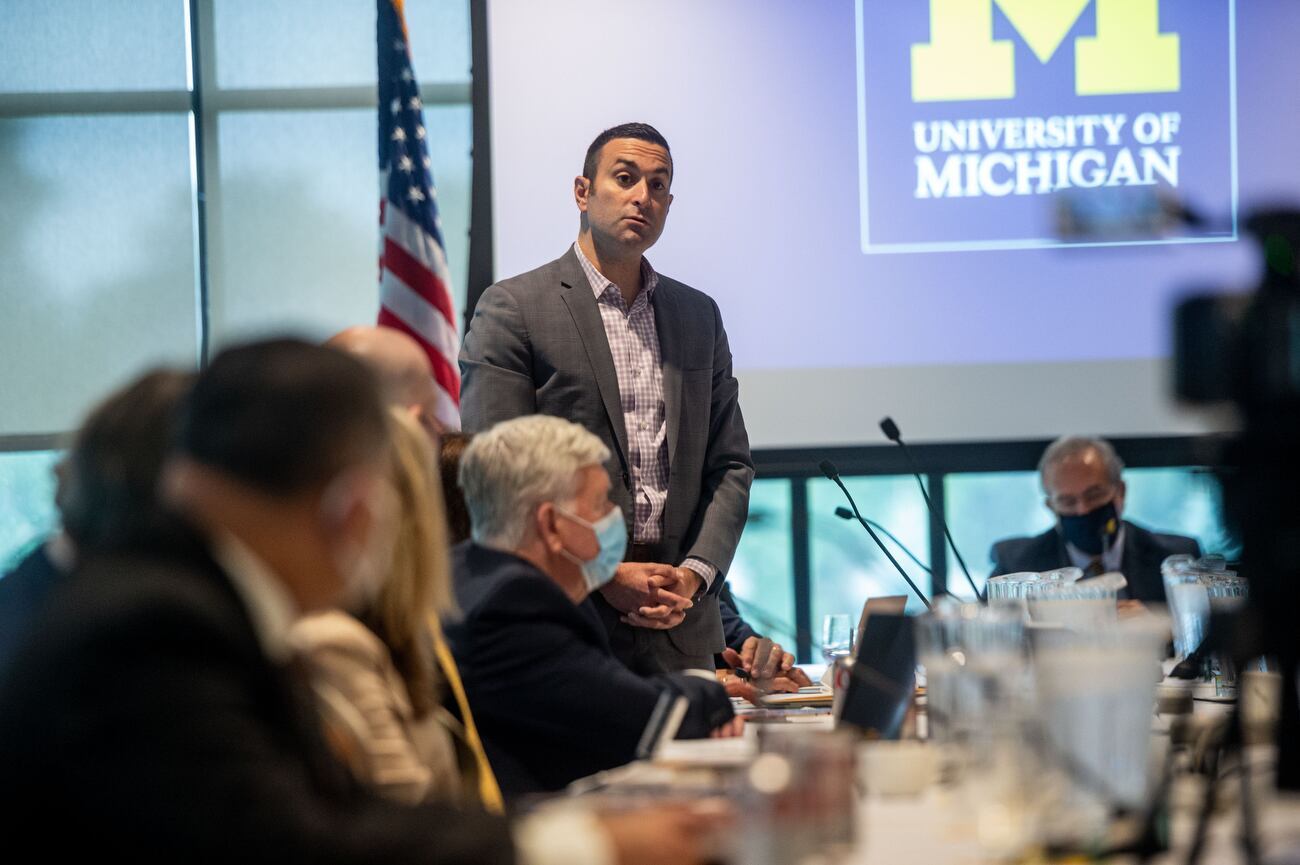 Jordan Acker misses University of Michigan meeting amid investigation