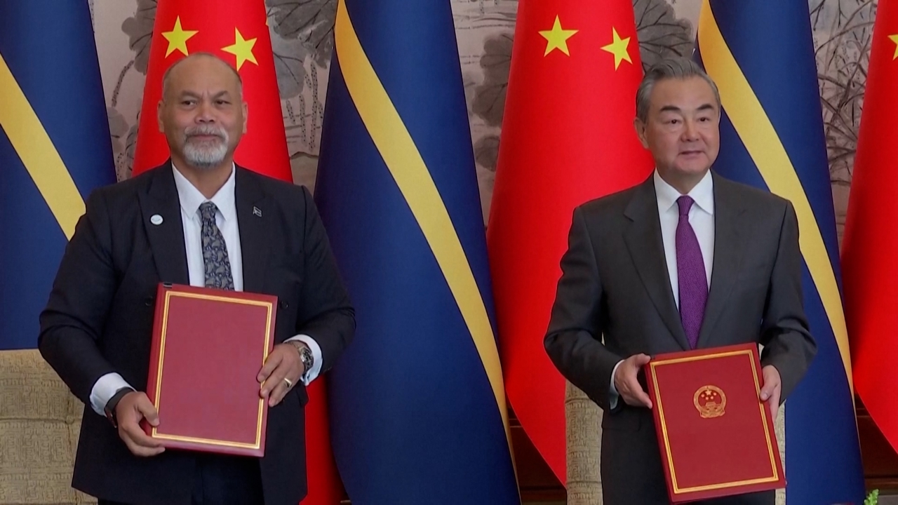 Taiwan condemns Nauru for 'One China Principle' order