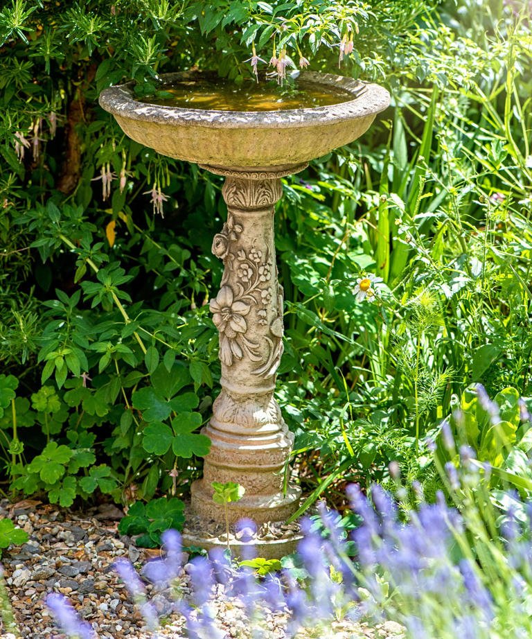 This solar bird bath is the garden upgrade that attracts birds and ...
