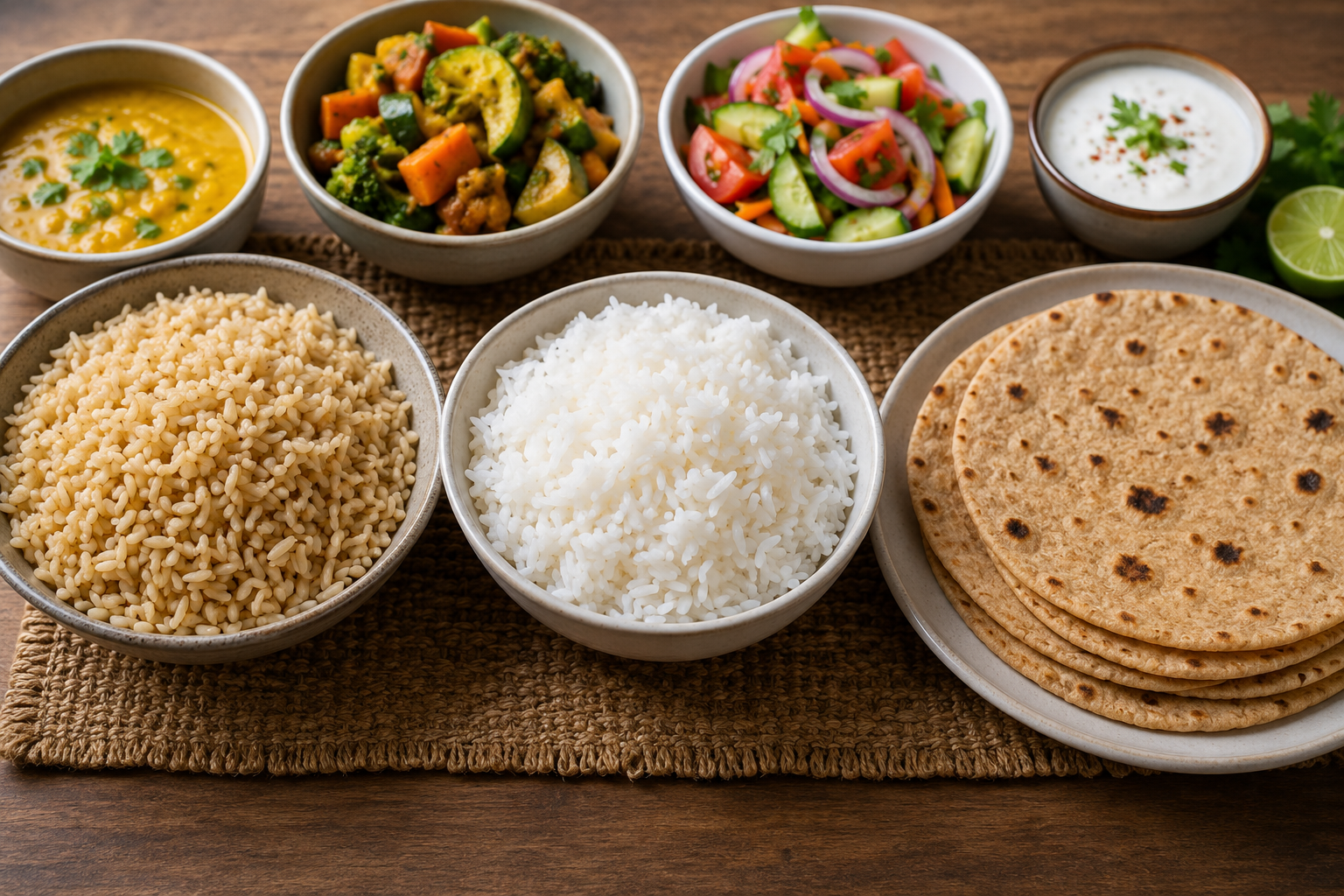Brown rice vs white rice vs chapati: Which is the healthiest for daily ...