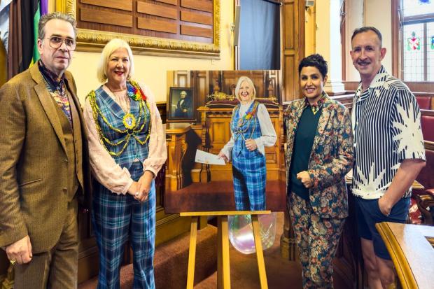 Official mayoral portrait unveiled after landmark civic year
