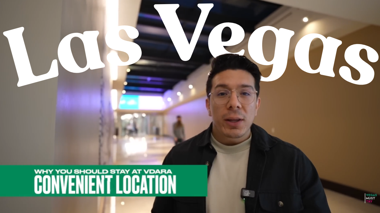 Navigate Vegas center strip with covered walkways at Vdara