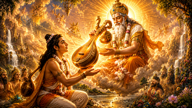 How Narad Muni received his magical veena