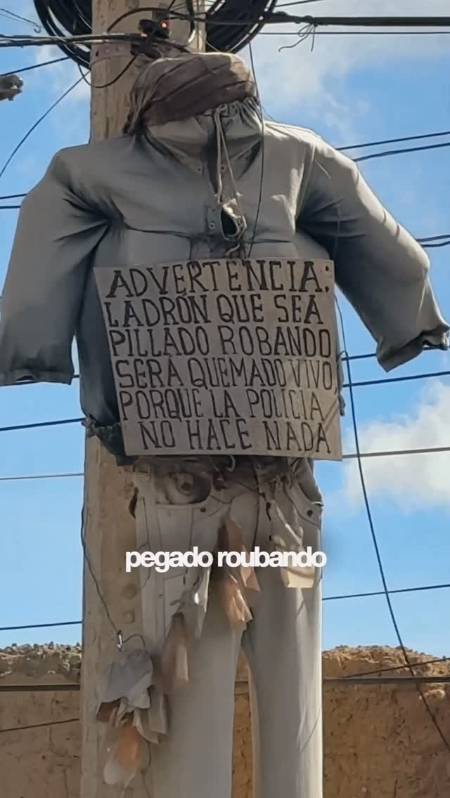 A justiça popular mais assustadora da Bolívia