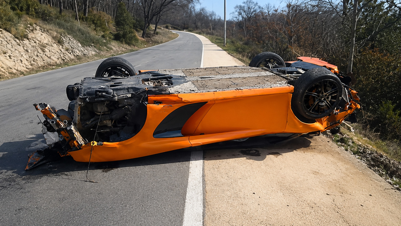 Rebuilding my upside-down crashed McLaren