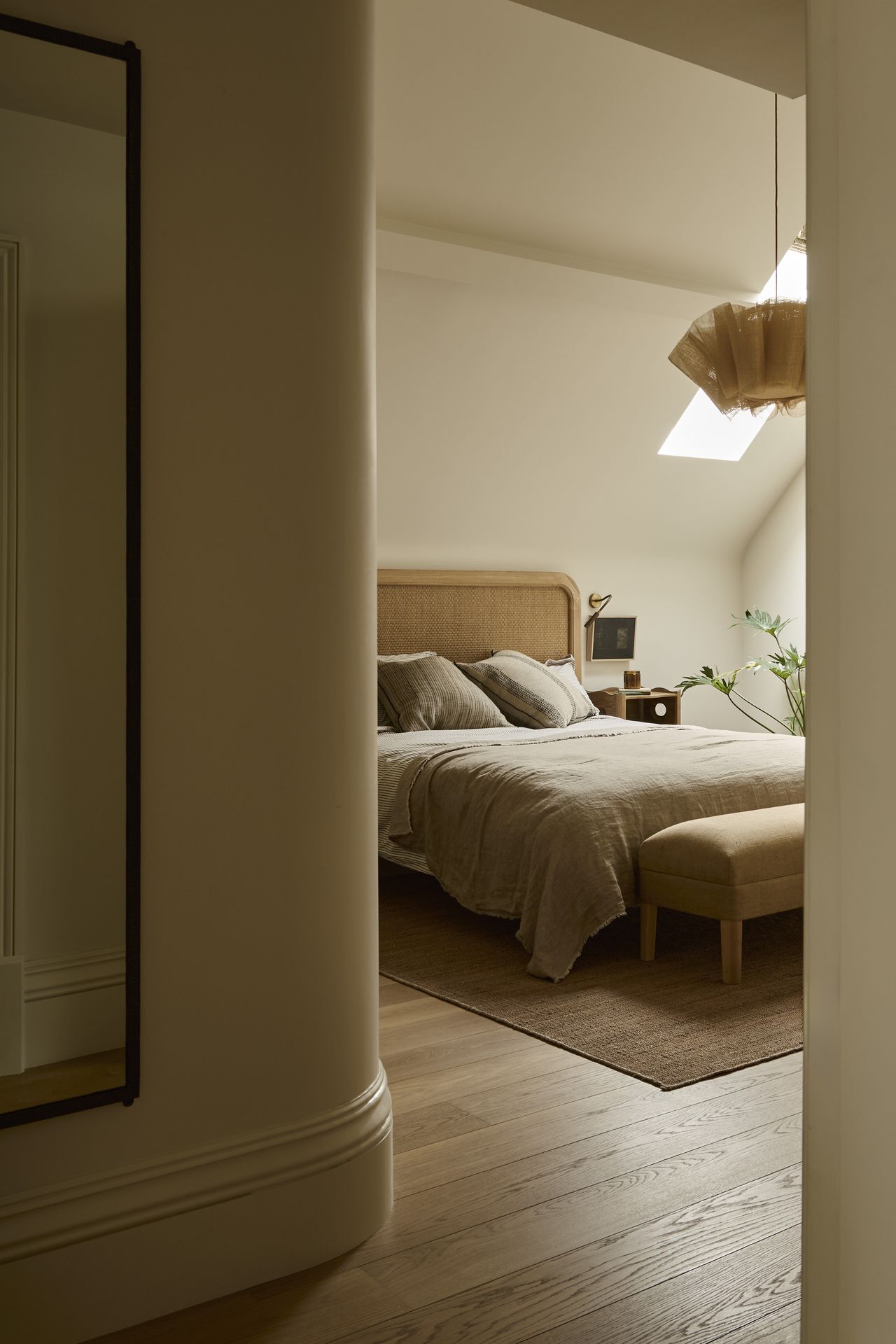 A 'Scandi-inspired retreat' is hidden within the loft of this London home