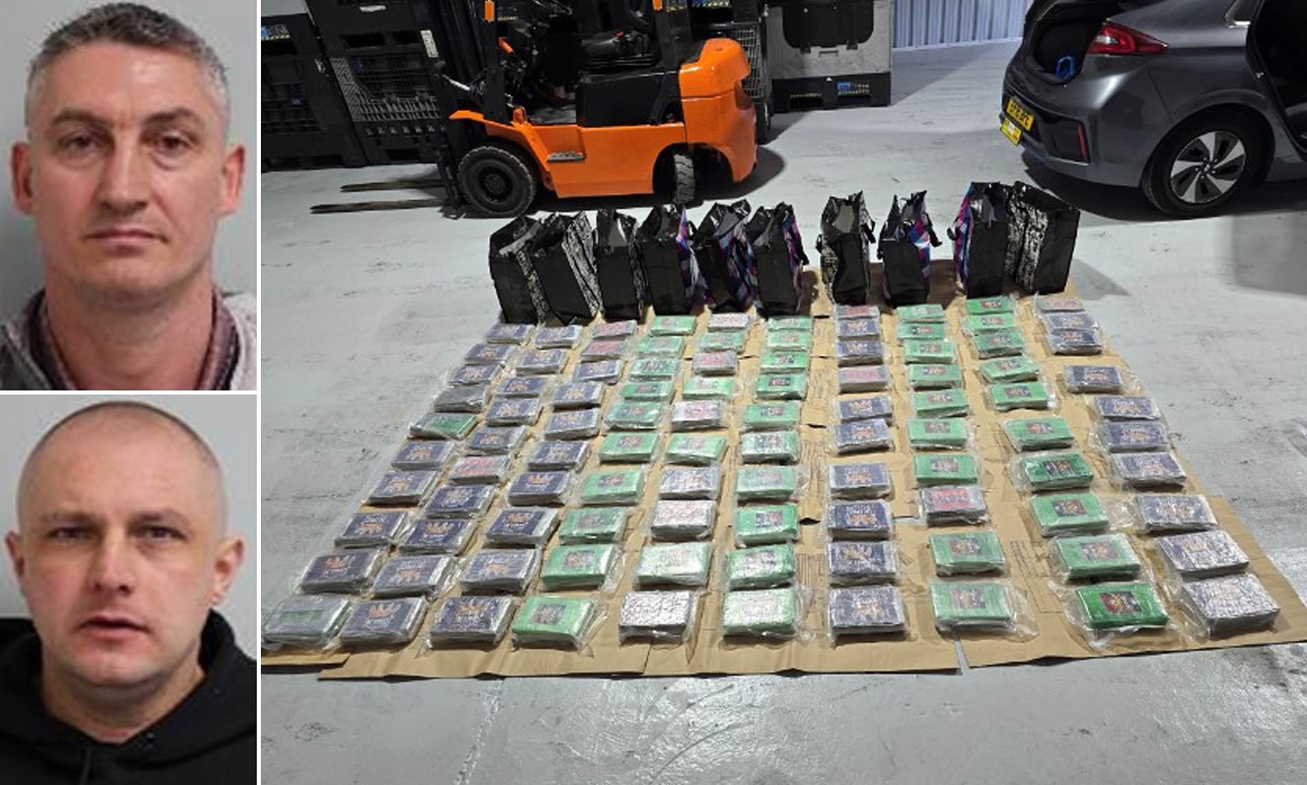 Police smash 'gigantic' £8m drugs ring bringing 30 kilos of cocaine and ...