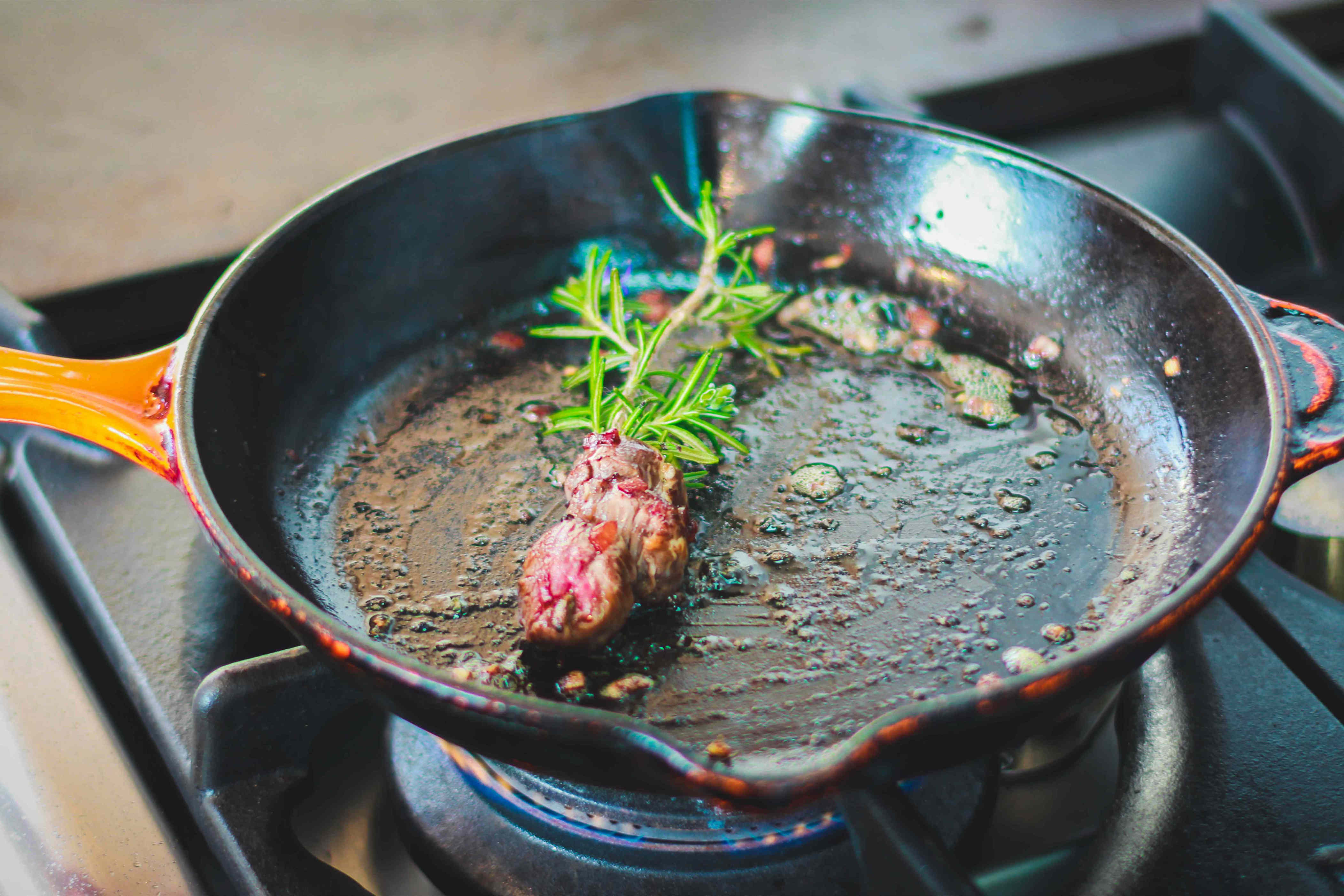 How to clean a cast iron skillet after cooking with this $3 Lodge tool