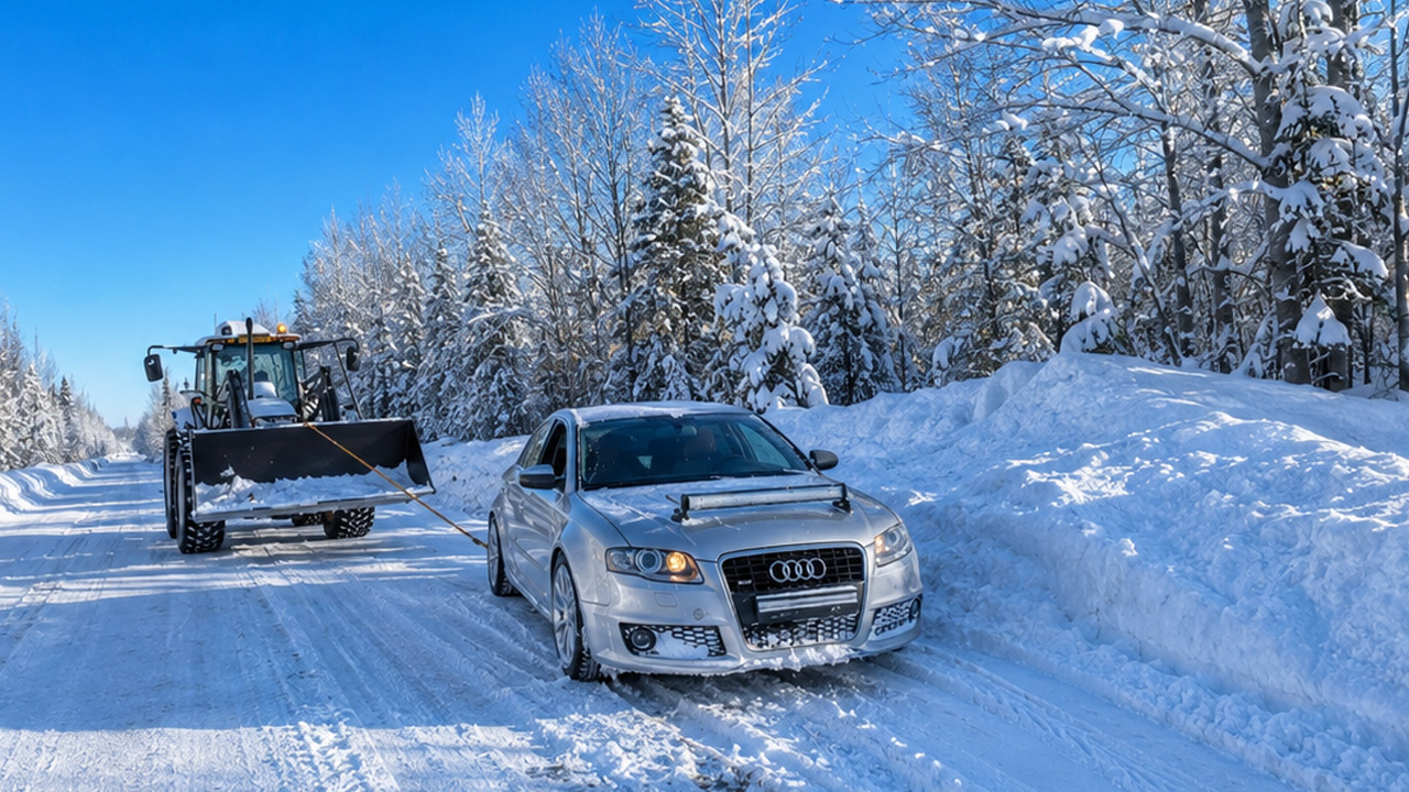 Can these AWD cars drift up a ski slope?