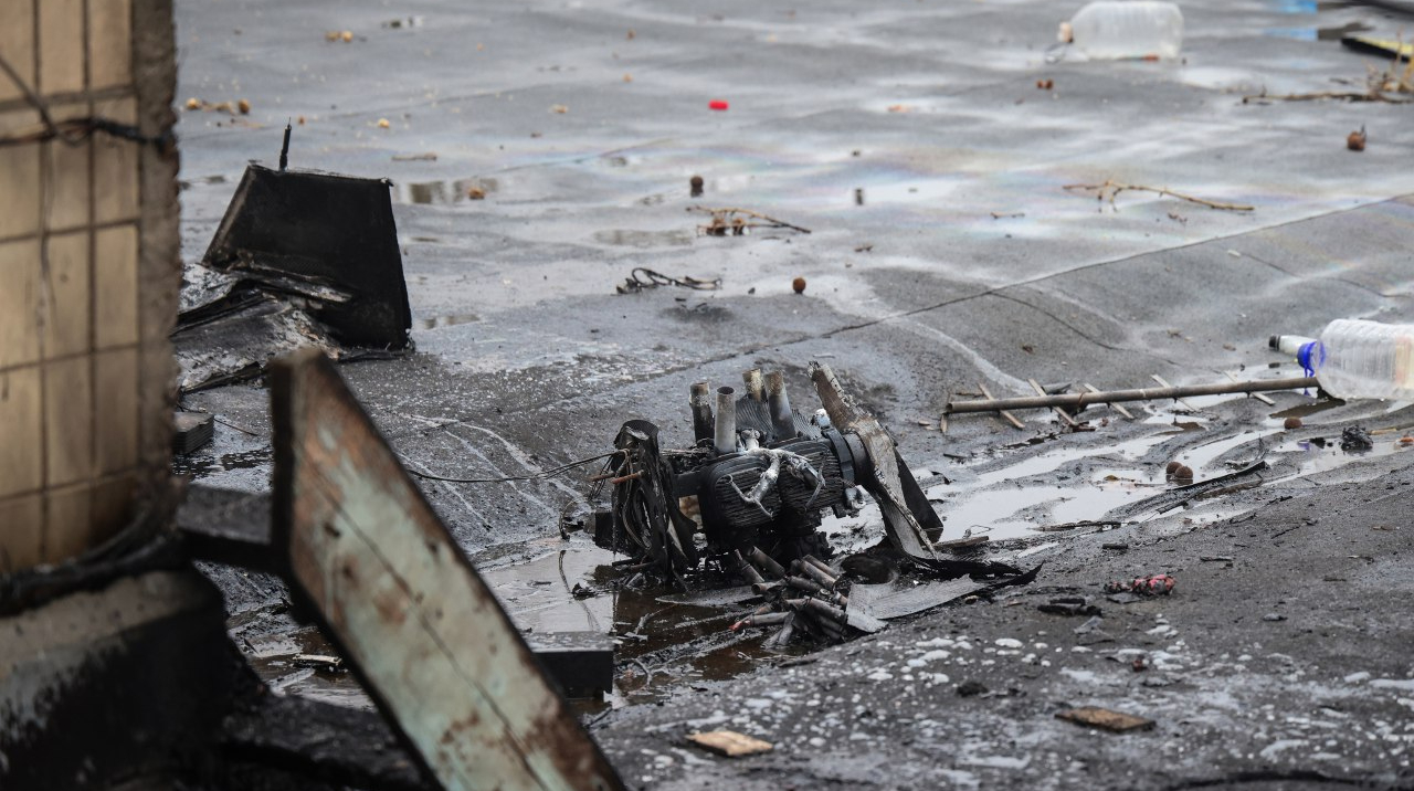 Ukrainian air defence destroys over 100 Russian drones