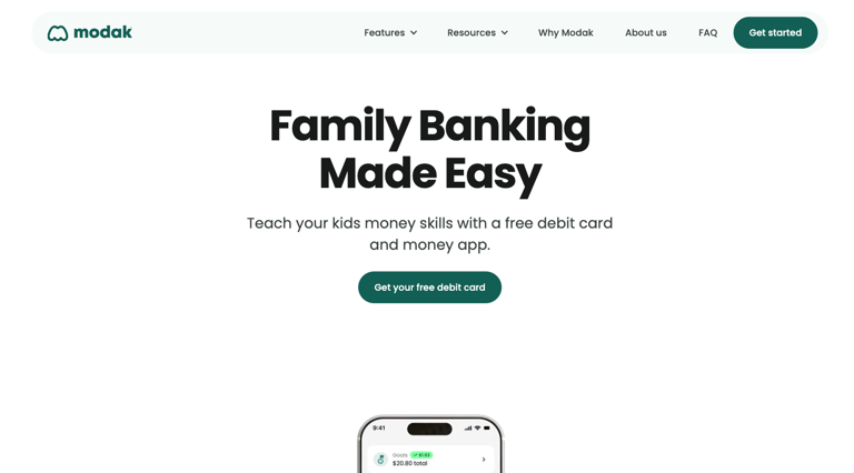 Modak review: Debit cards for kids and teens