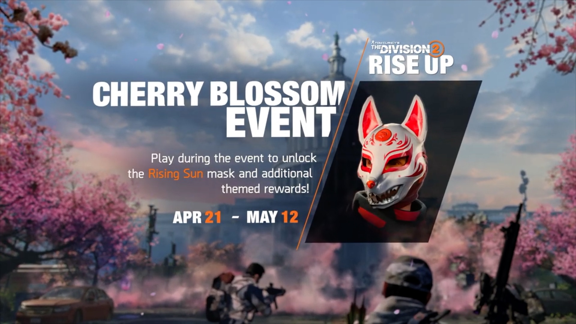 The Division 2 official cherry blossom event teaser trailer