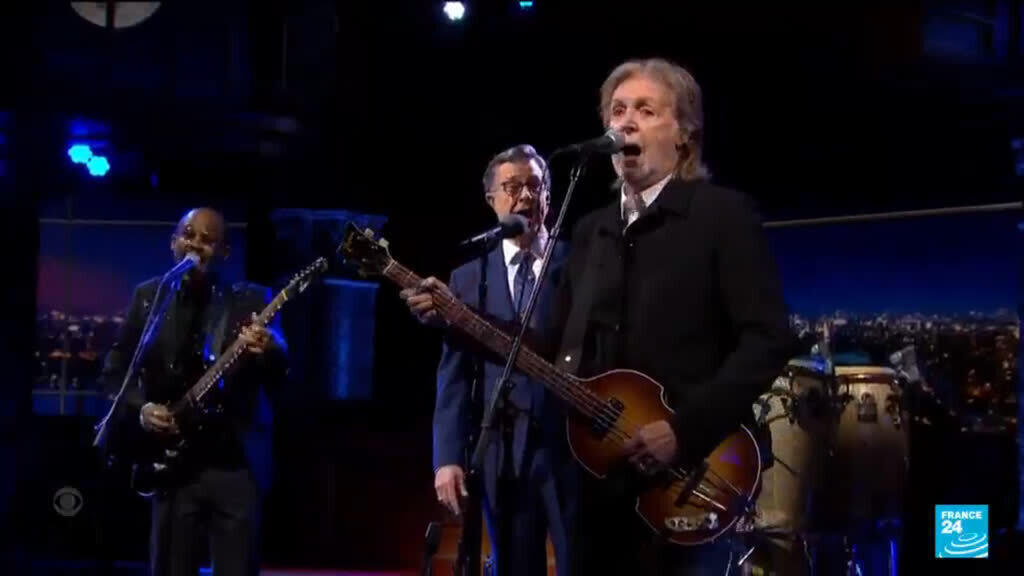 Paul McCartney helps Stephen Colbert say goodbye to 'Late Show'