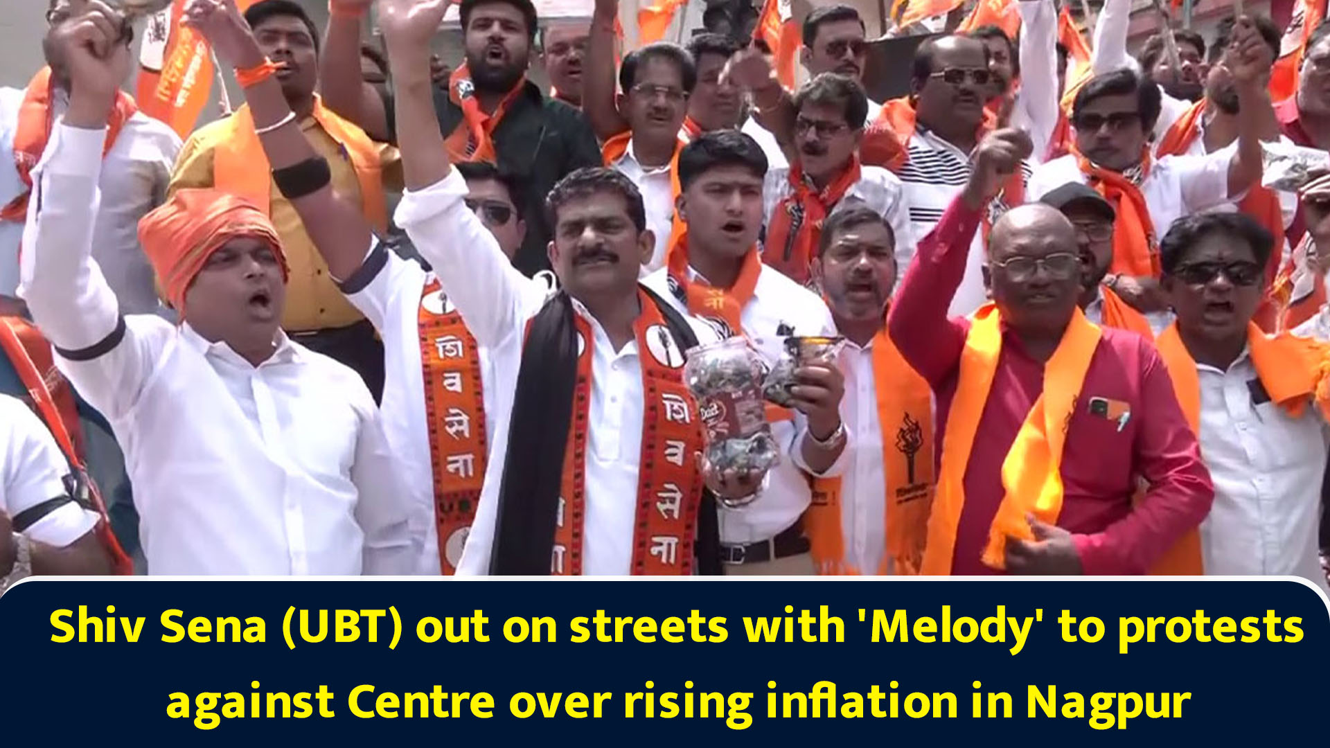 Shiv Sena (UBT) out on streets with 'Melody' to protests against Centre ...