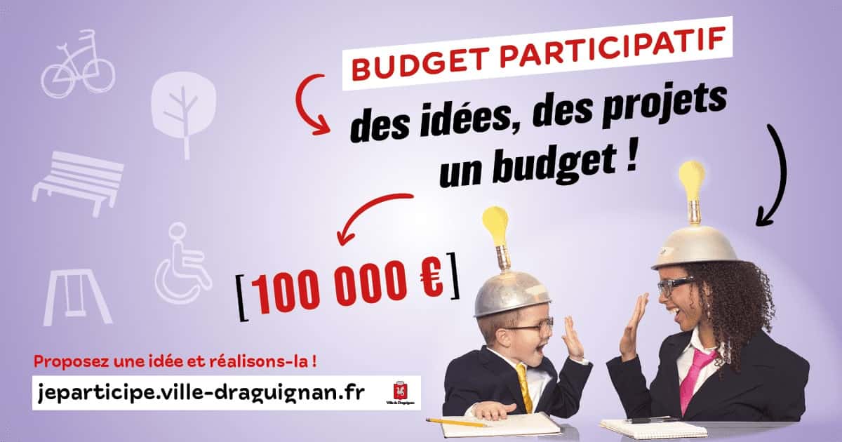 Budget participatif à Draguignan : les habitants peuvent proposer leurs ...