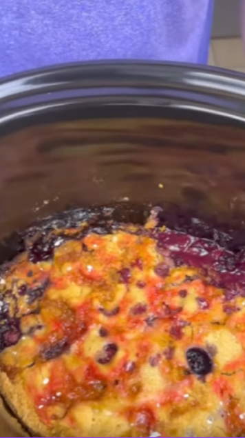 Razzle dazzle berry cobbler