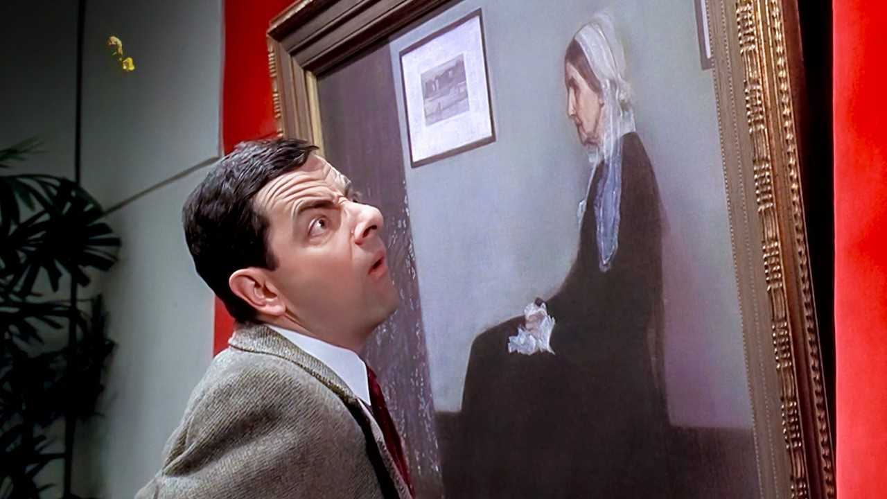 Mr. Bean destroys the painting (full scene) | Bean