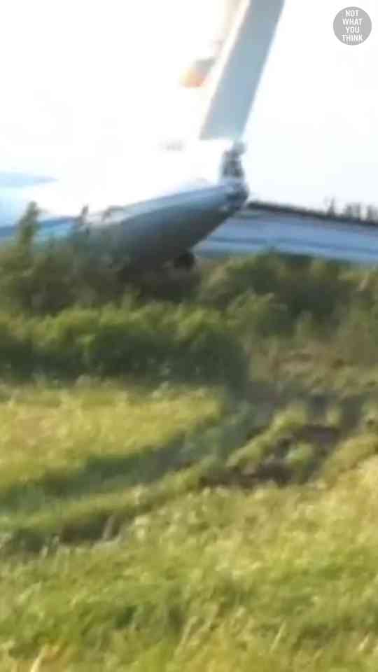Emergency landing of commercial aircraft