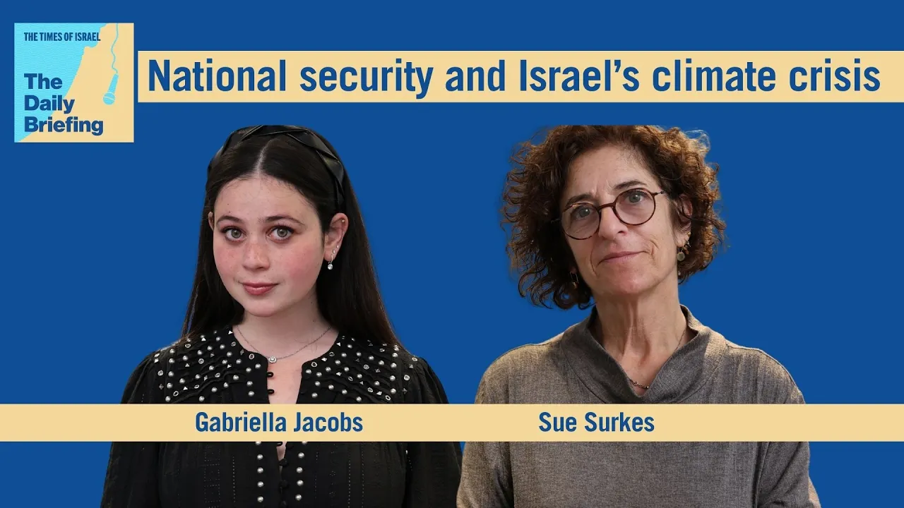 National security and Israel’s climate crisis
