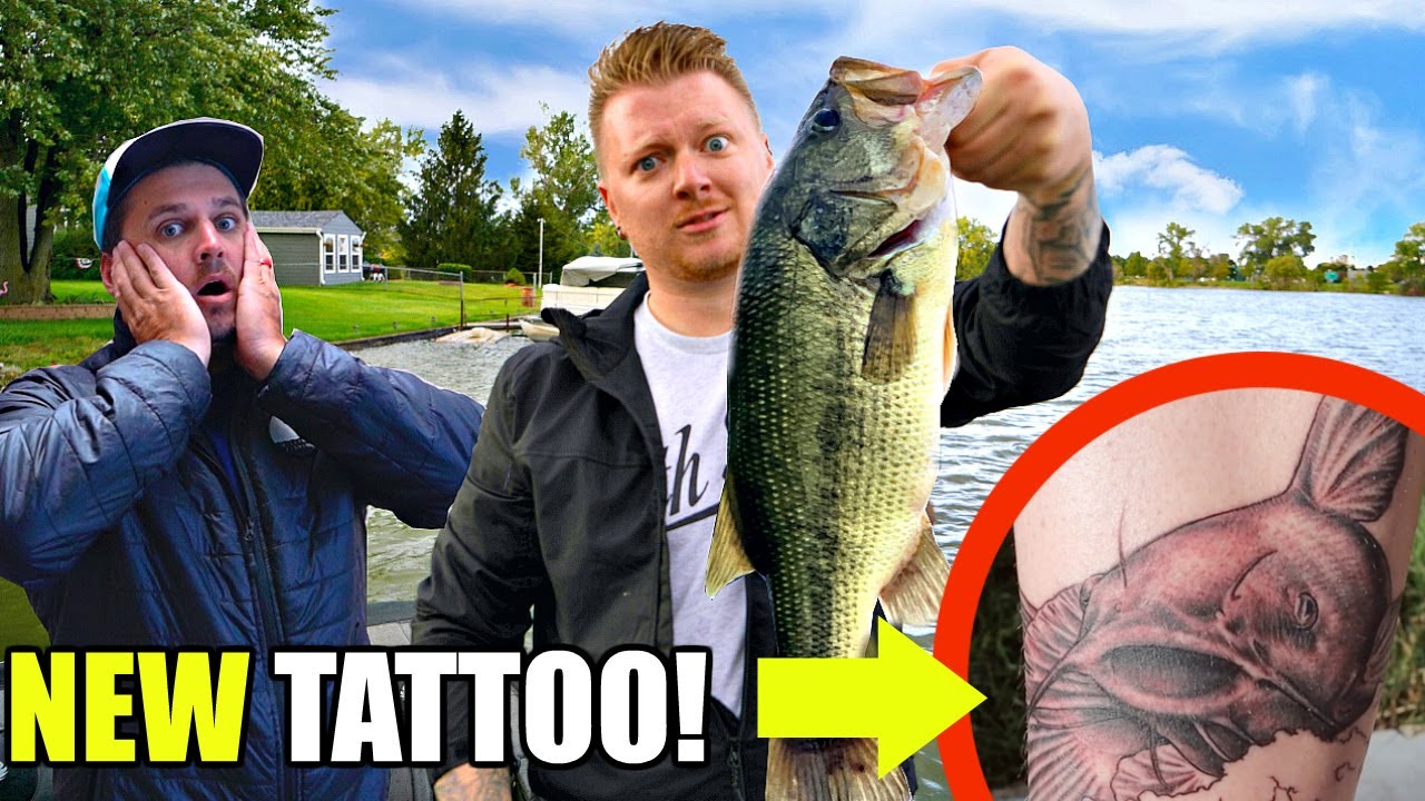 See who loses our high stakes tattoo fishing challenge