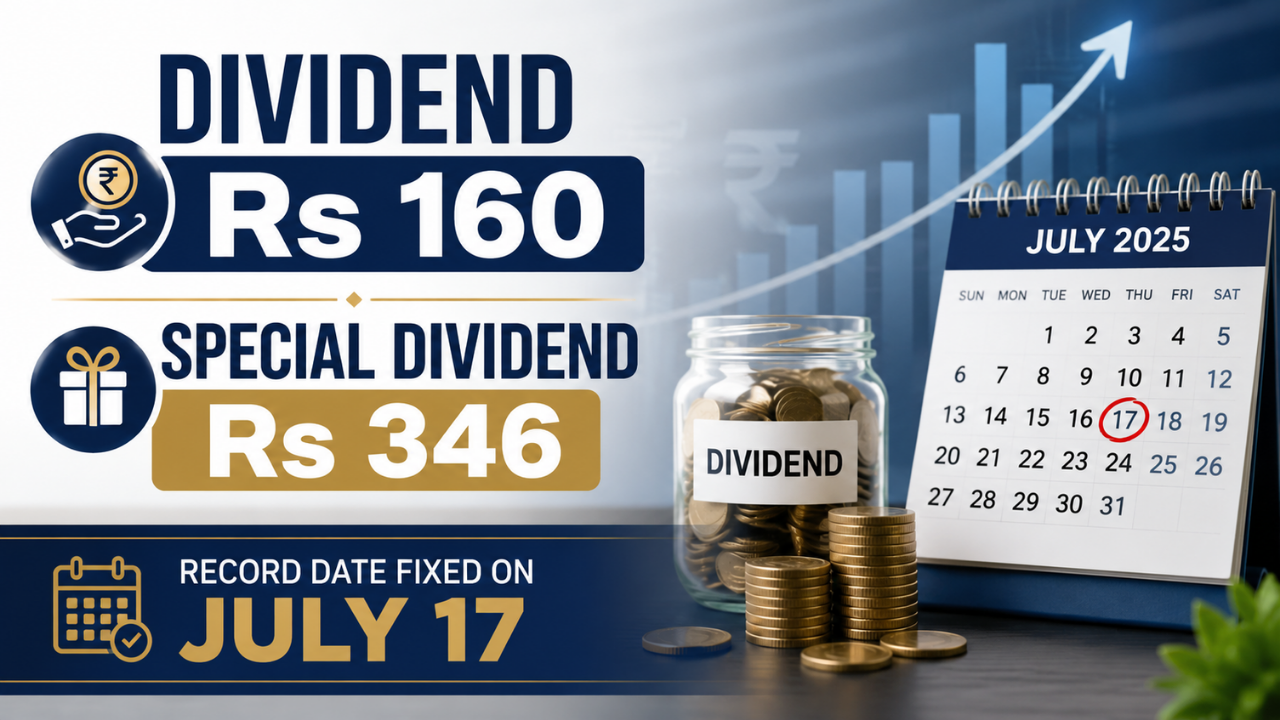 Dividend Rs 160, special dividend Rs 346: Record date fixed on July 17 ...