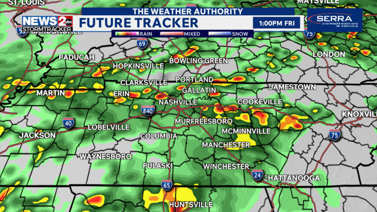 Strong storms possible Friday afternoon