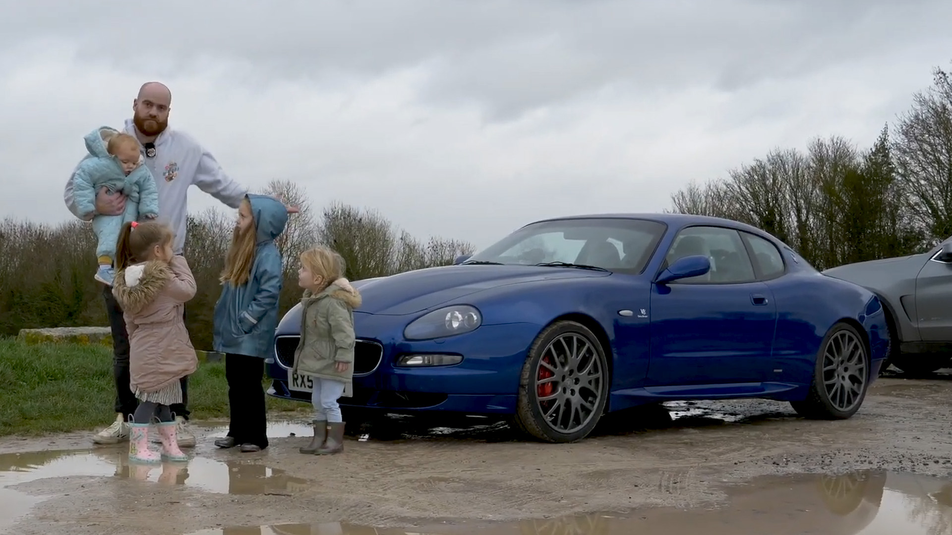 Can a luxury Maserati sports car seat four children?