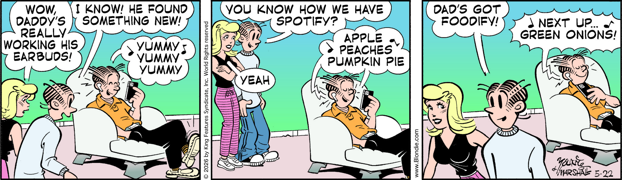 Blondie by Dean Young and John Marshall