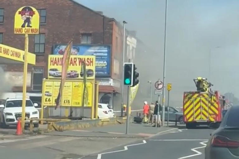 Cheetham Hill fire sparks major response as smoke billows from building