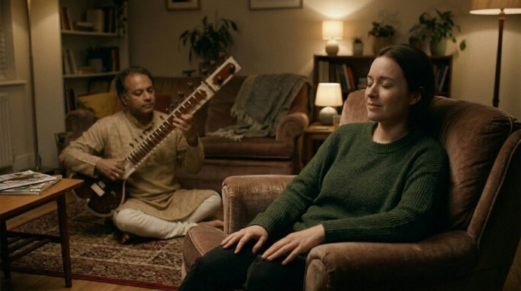 How the sitar acts as an acoustic anchor for mental wellness