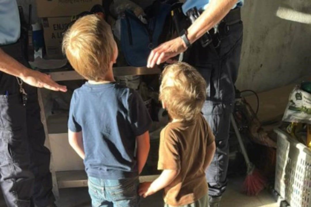 Terrified young kids blindfolded and abandoned in woods by parents with ...