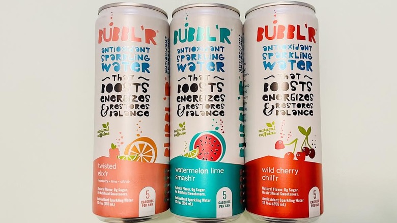 Caffeinated sparkling water brands, ranked worst to best