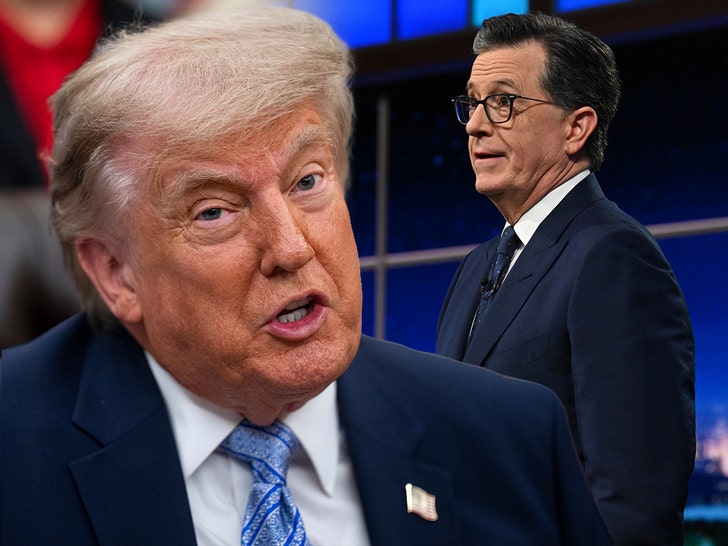 Donald Trump celebrates 'no talent' Stephen Colbert's final show