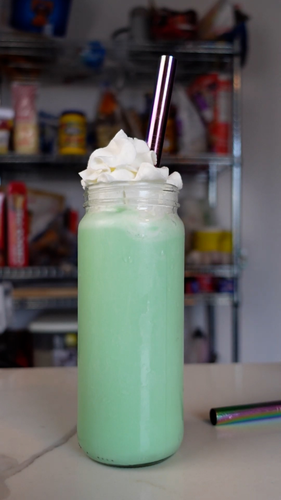 This shamrock shake copycat recipe is better than the fast food original