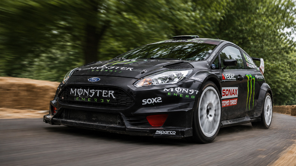 How wild is Ken Block’s RX43 at Goodwood?