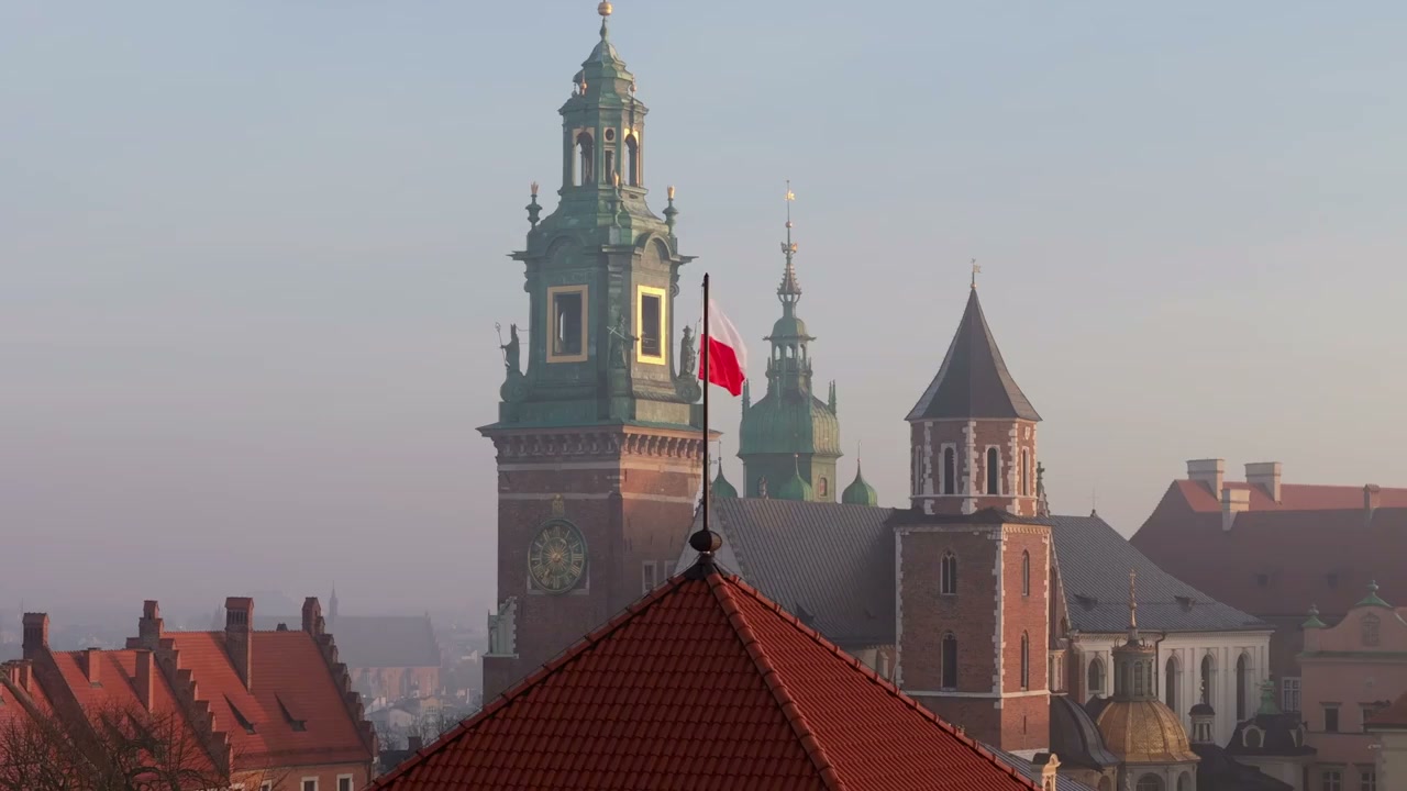 Wawel Castle, Poland: Drone views of Kraków’s royal hill