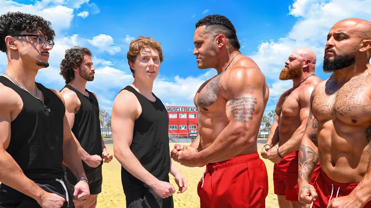 Watch what happens when natural guys confront guys on steroids