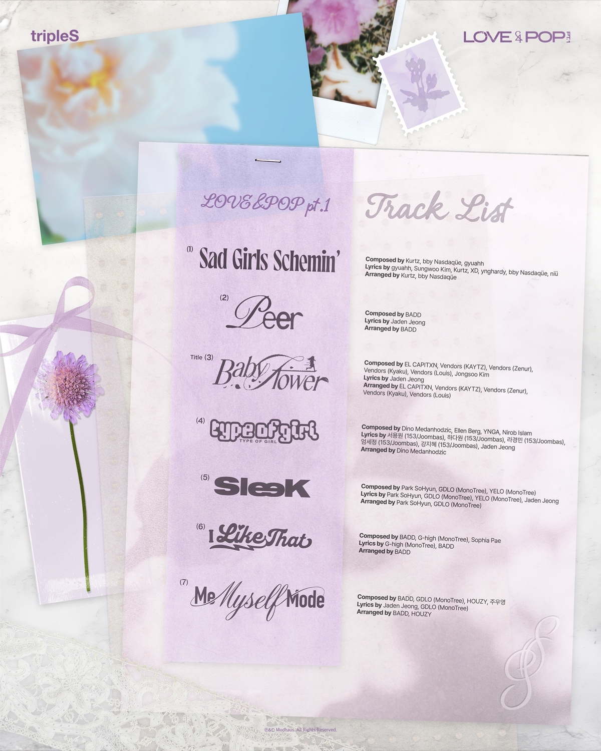 tripleS to return with ‘Baby Flower’! ‘LOVE’ tracklist unveiled