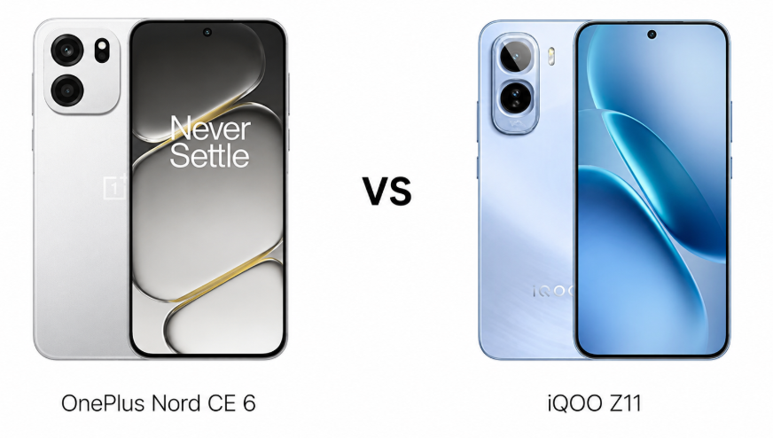 OnePlus Nord CE 6 vs iQOO Z11 5G: Which mid-ranger should you buy in 2026?