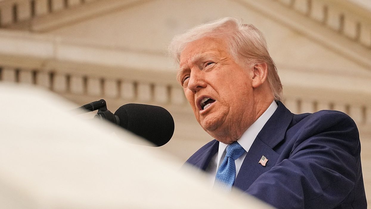 Bizarre brag sees Trump share front page news — that's 3 months old