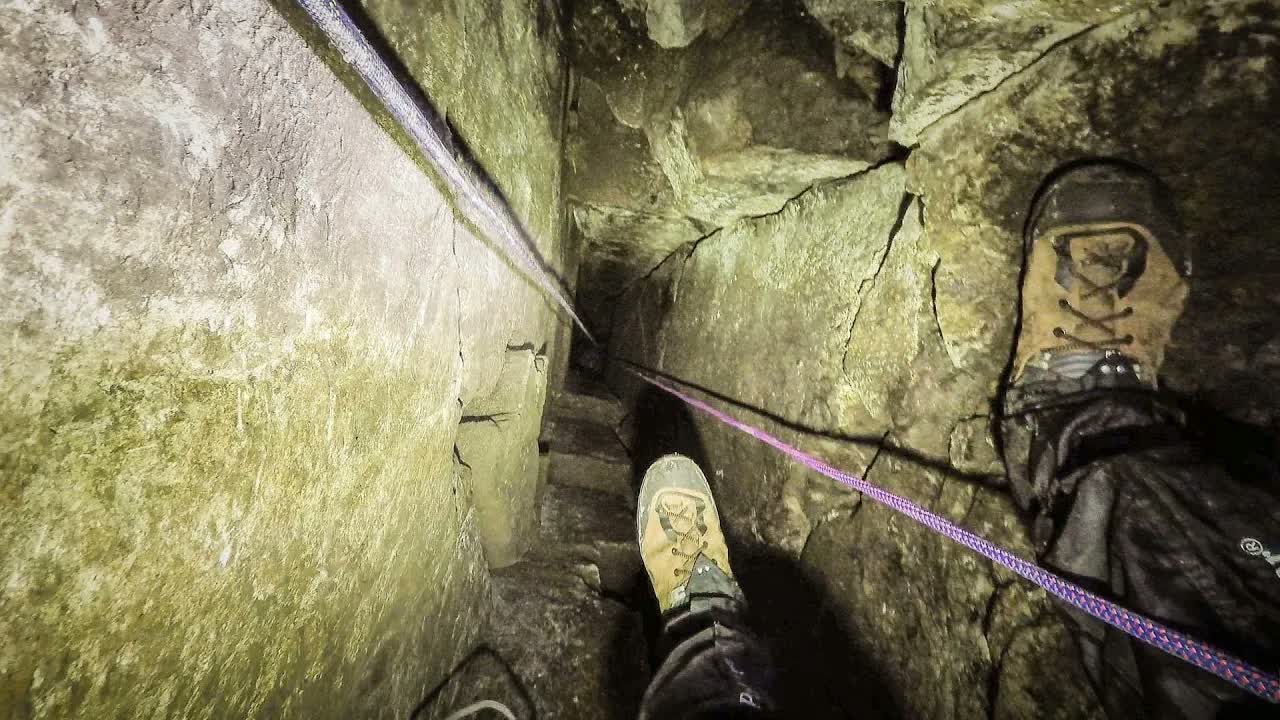 He climbed into a mountain shaft – and found a secret somebody wanted ...