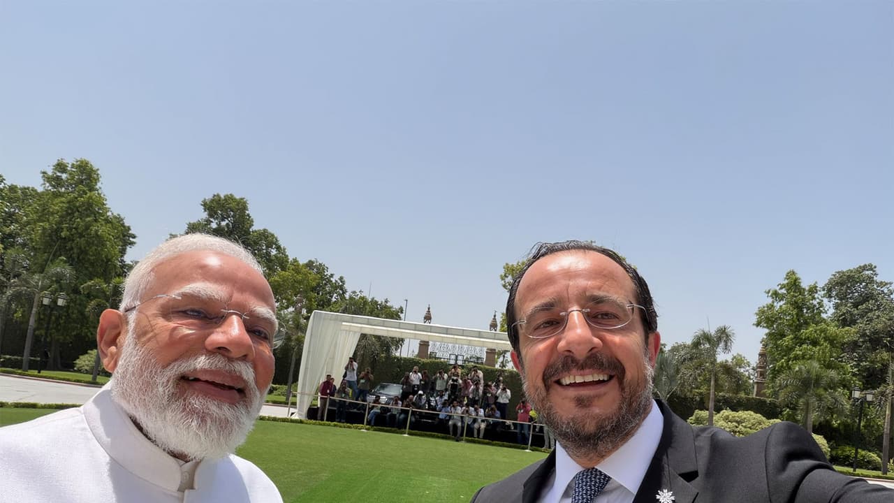 PM Modi, Cyprus president's selfie celebrates new strategic partnership