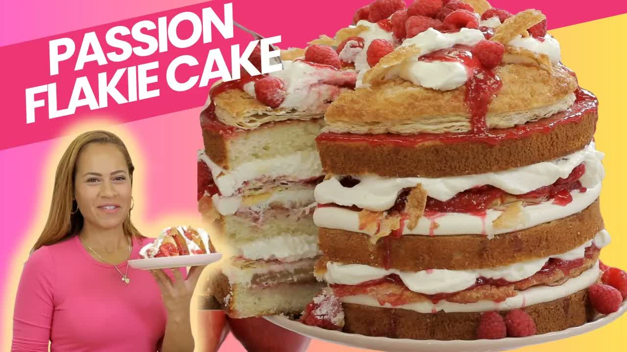 Passion Flakie cake: A childhood treat